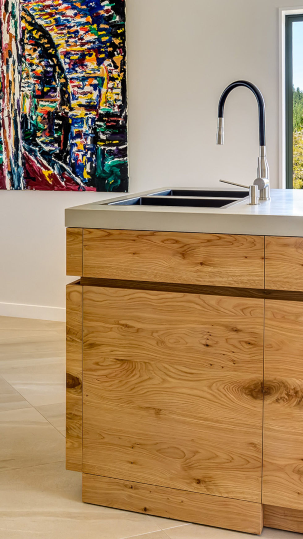 Split Apple Lodge | Eco Lodge Boutique Kitchen, Tasman NZ | Living Design